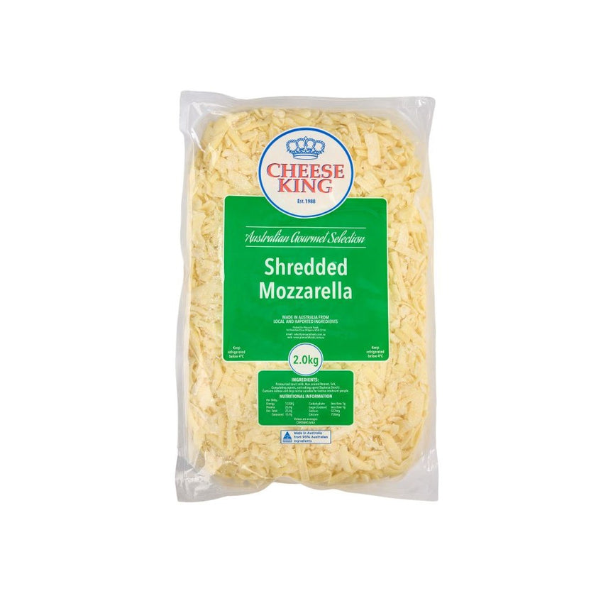 Cheese King Shredded Mozzarella 2kg – Discount Grocery Warehouse