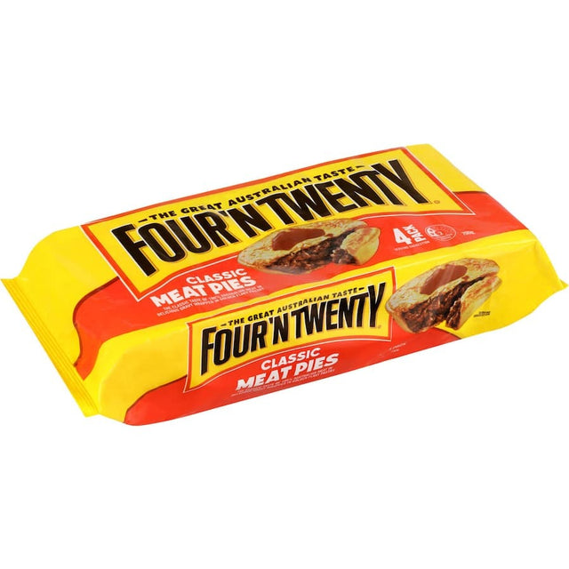 Four'N Twenty Classic Meat Pies 4pk 700g – Discount Grocery Warehouse
