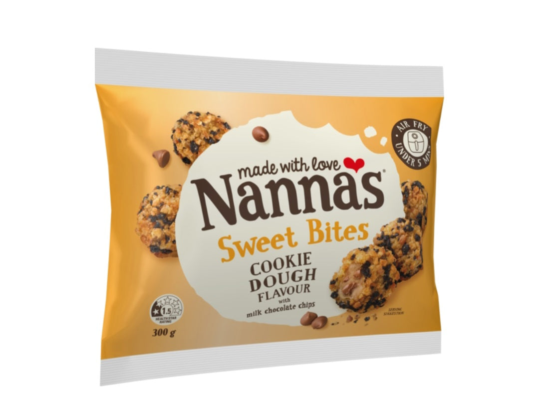 Nanna's Sweet Bites Cookie Dough Flavour 300g – Discount Grocery Warehouse